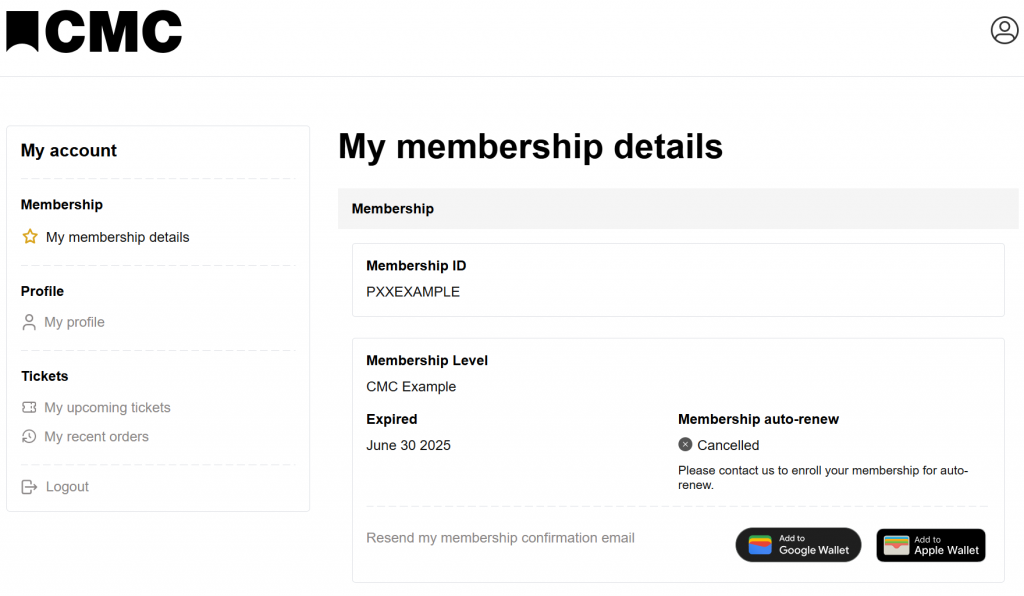 Member Access Instructions - Cincinnati Museum Center